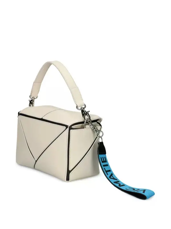 VIC MATIE Geometric-paneled Shoulder Bag