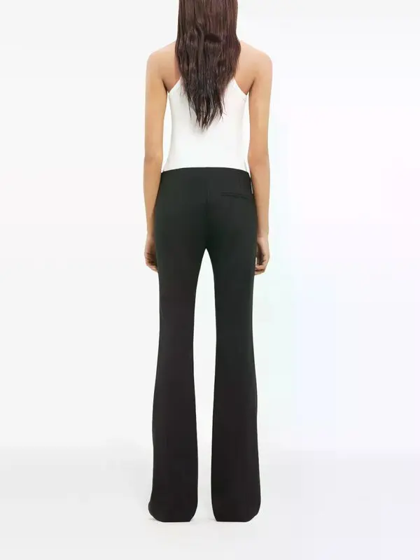 COURREGES Twist-front Bootcut Wool Trousers