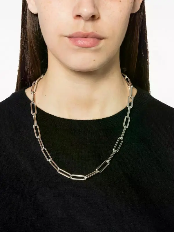Federica Tosi Polished-effect Cable-knit Necklace