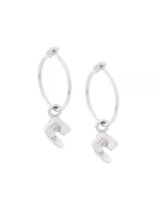 COUP DE COEUR Vortex Hoop Earrings - Silver