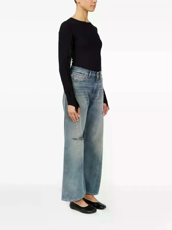 MAISON MARGIELA Distressed Wide-leg Jeans