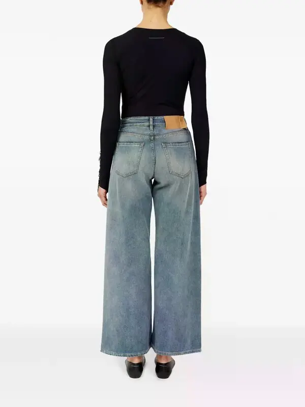 MAISON MARGIELA Distressed Wide-leg Jeans