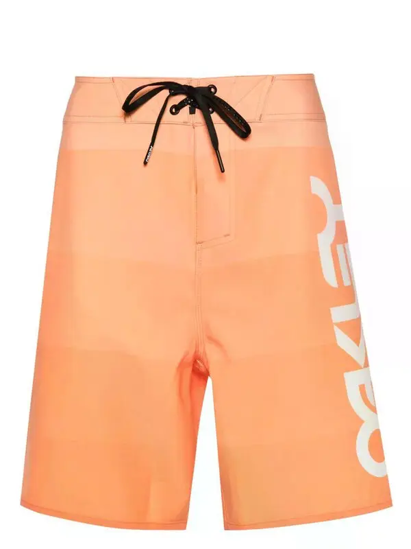 Oakley Retro Mark 19 Logo-print Swim Shorts - Orange