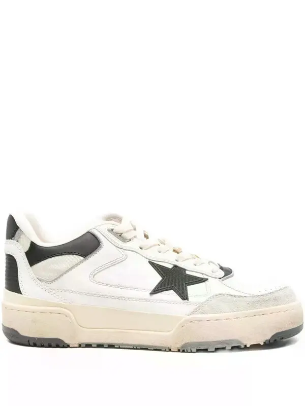 GOLDEN GOOSE Forty2 Leather Sneakers - Neutrals
