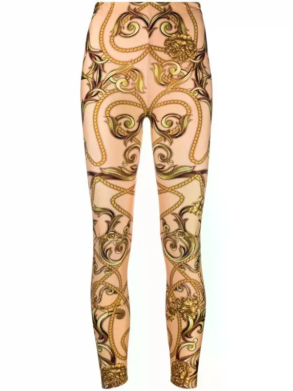 Philipp Plein New Baroque Print Leggings