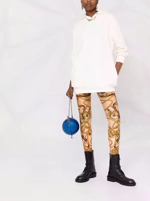 Philipp Plein New Baroque Print Leggings