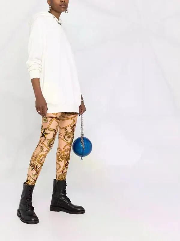 Philipp Plein New Baroque Print Leggings