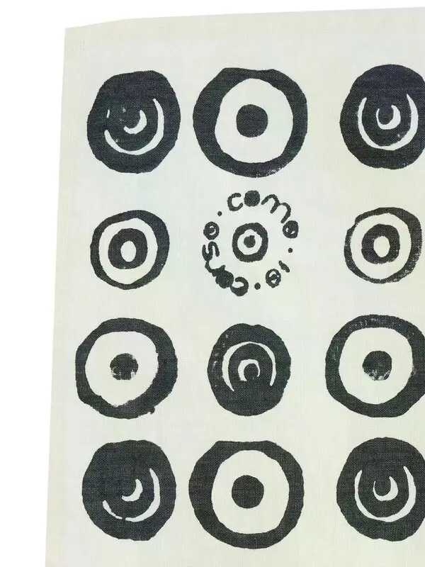 10 CORSO COMO Circles-print Linen Towel