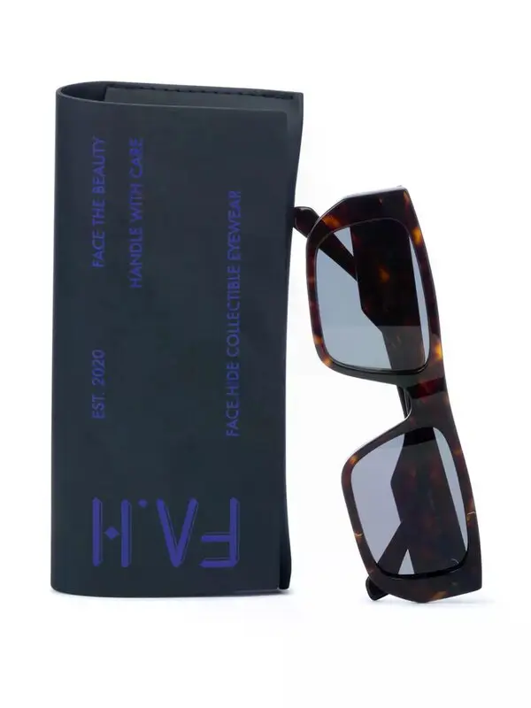 FACE.HIDE Broken Vision Sunglasses - Brown