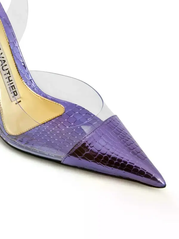 Alexandre Vauthier Metallic Finish Pumps