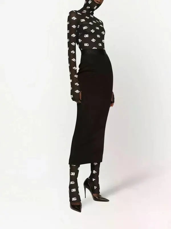 Dolce & Gabbana Logo-print Hooded Jumpsuit