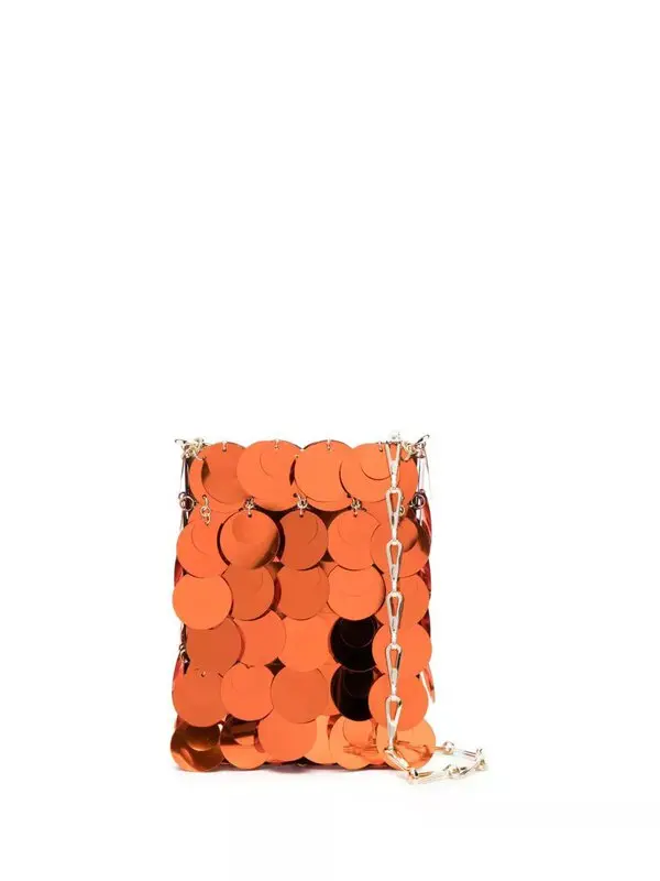 Rabanne Mini Sparkle Crossbody Bag