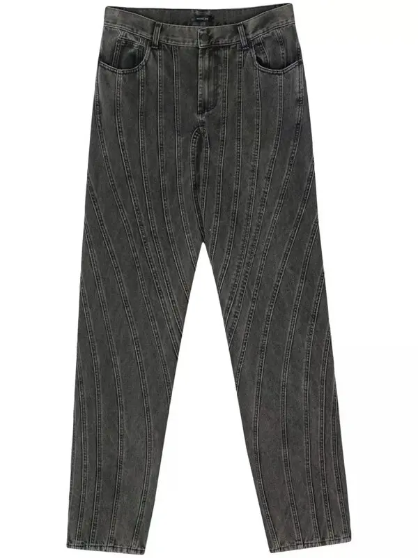 MUGLER Paneled Jeans