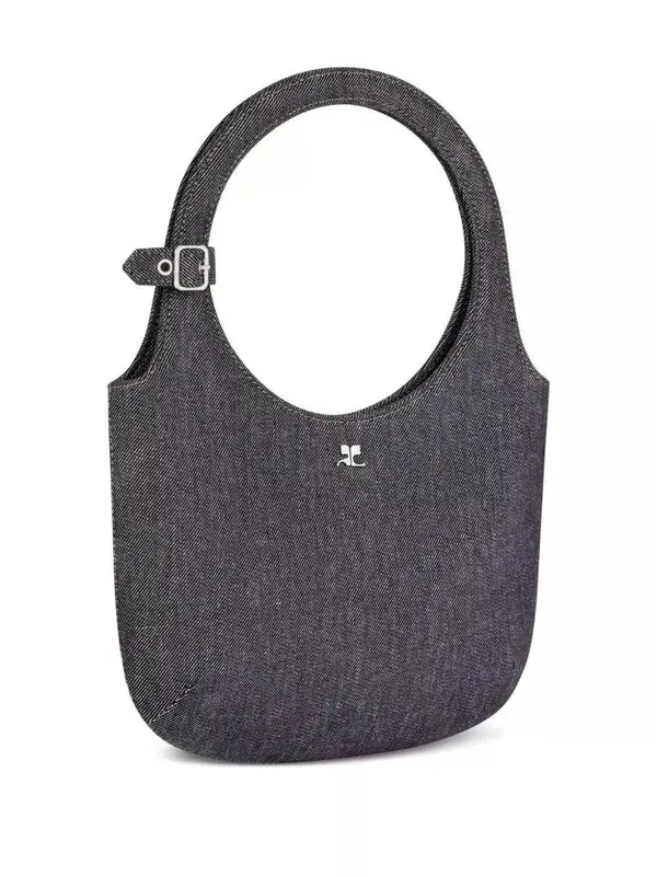 COURREGES Holy Denim Tote Bag - Grey
