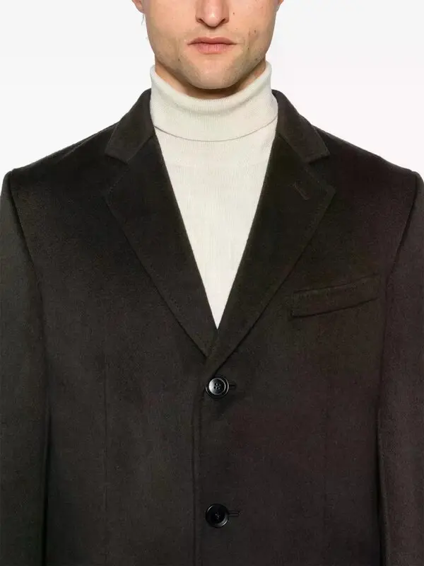 Brioni Textured Wool-blend Coat