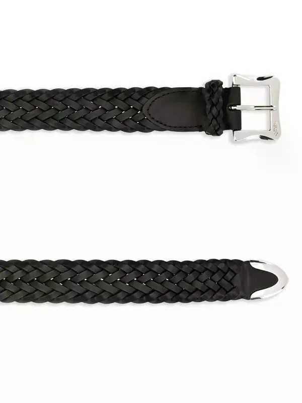 J & M DAVIDSON Braided Belt - Black