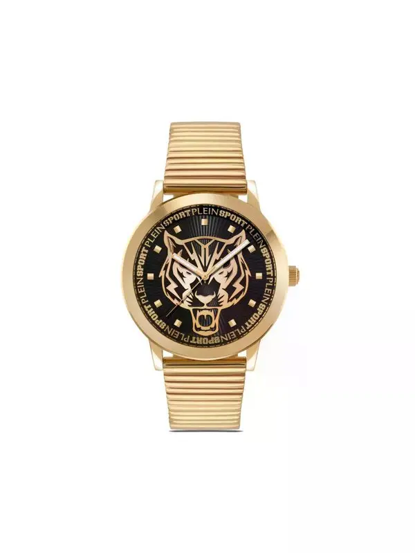 PLEIN SPORT Iron Tiger 44mm Bracelet Watch - Black