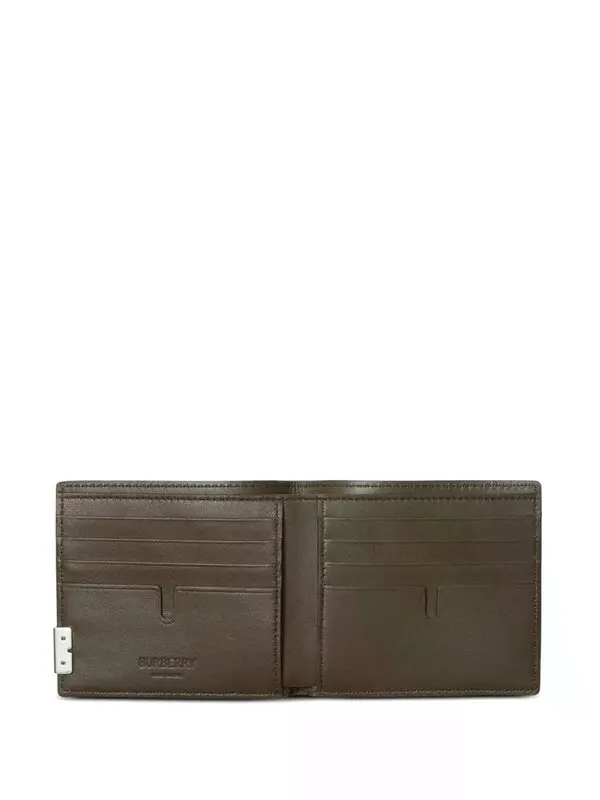 Burberry B-plaque Leather Bi-fold Wallet