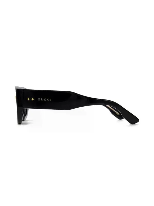 Gucci Rectangle-frame Tinted Sunglasses