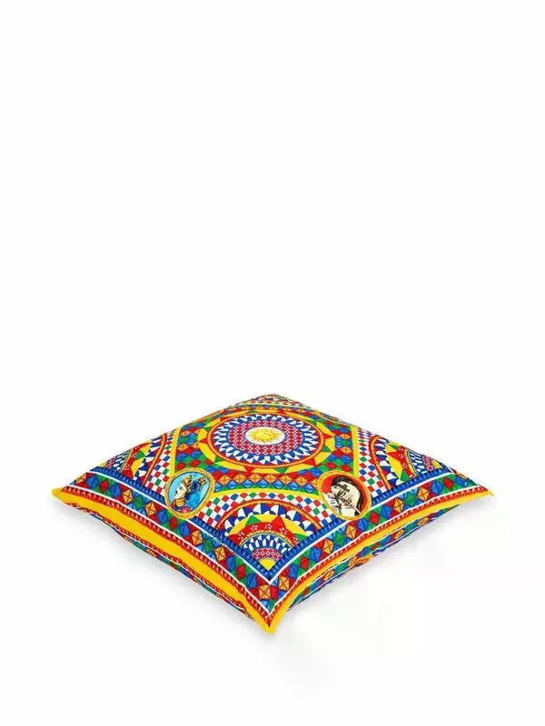 Dolce & Gabbana Extra-large Carretto Cotton Cushion