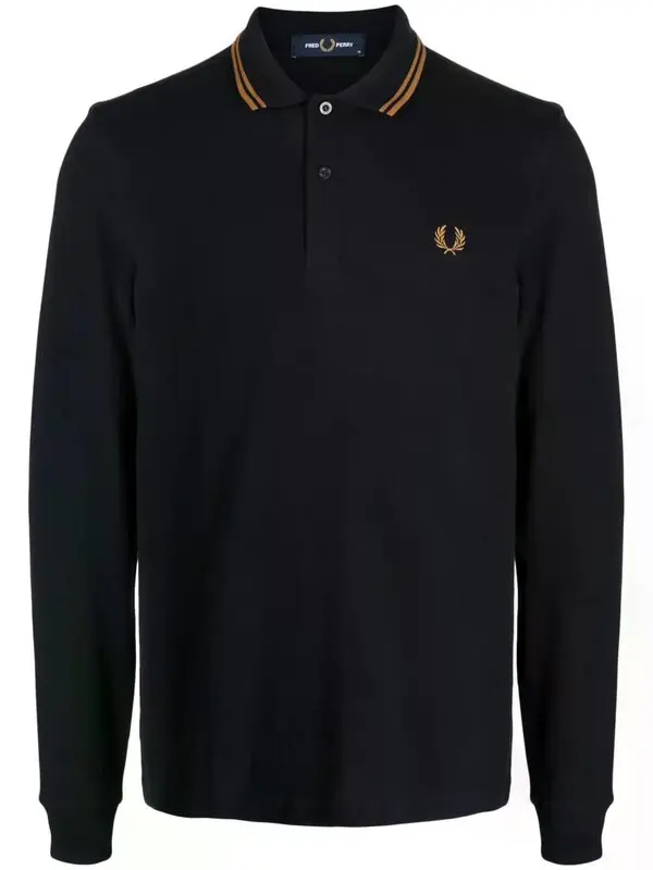 Fred Perry Logo-embroidered Cotton Polo Shirt