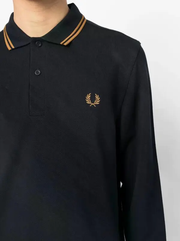 Fred Perry Logo-embroidered Cotton Polo Shirt