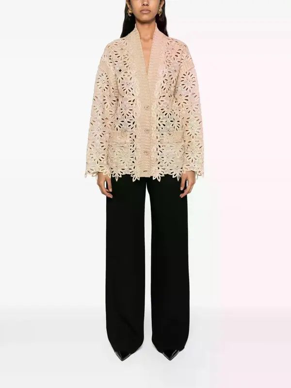 Valentino Garavani Wide-leg Silk Trousers