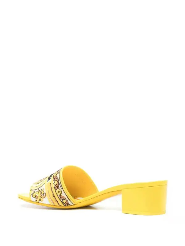 Dolce & Gabbana 40mm Majolica-embroidered Sandals