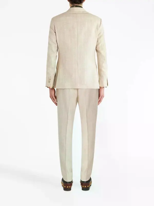 Etro Ton-sur-ton Pinstriped Blazer