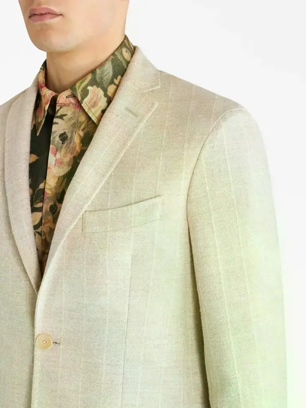 Etro Ton-sur-ton Pinstriped Blazer