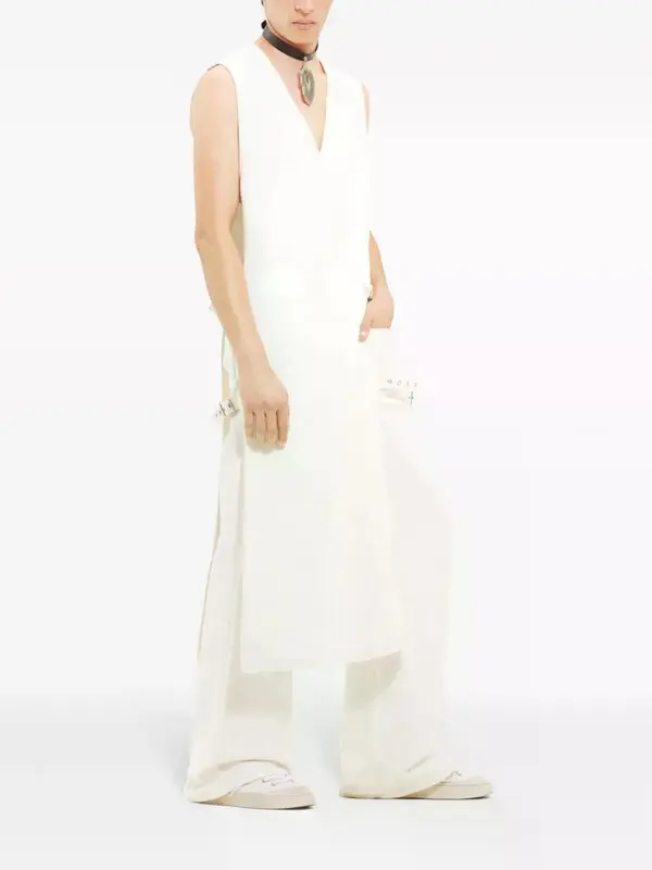 COURREGES Multiple-buckle Denim Dress