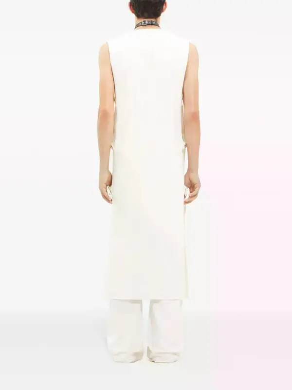COURREGES Multiple-buckle Denim Dress