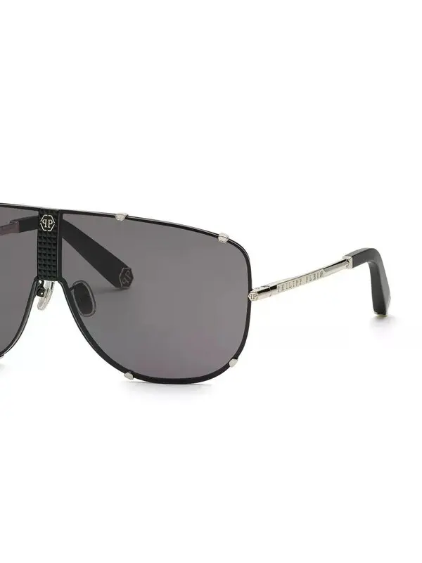 Philipp Plein Studded Pilot-frame Sunglasses