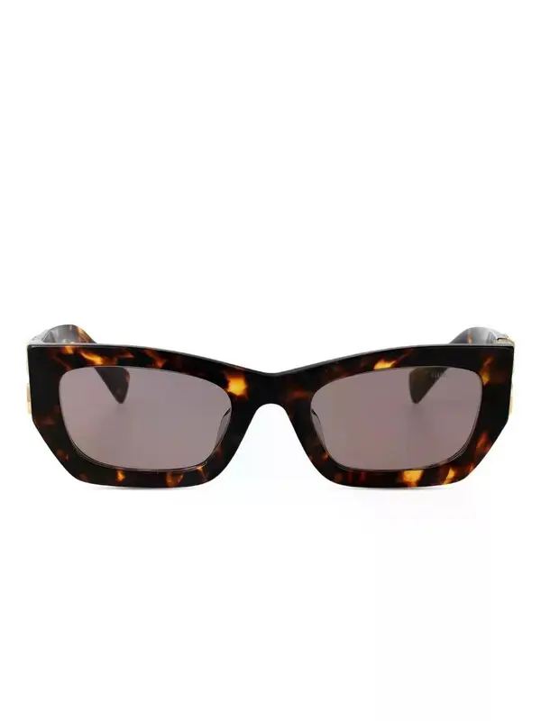 Miu Miu Tortoiseshell Frame Sunglasses - Brown