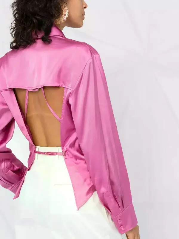 Jacquemus Open-back Shirt