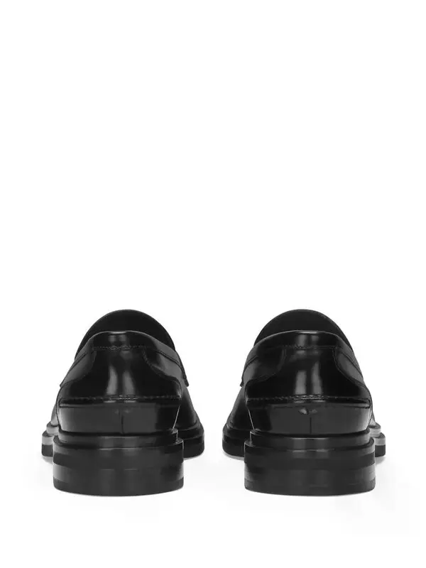 Dolce & Gabbana Square-toe Leather Loafers