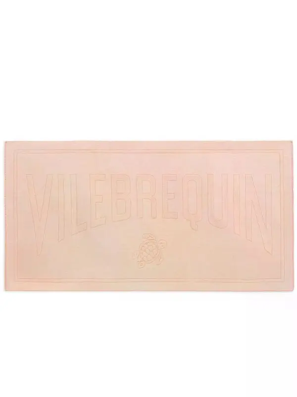 Vilebrequin Jacquard-logo Beach Towel - Orange