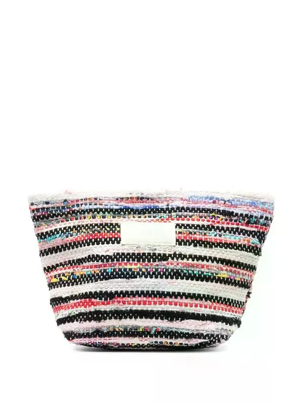 Vilebrequin Interwoven Bamboo Pouch - Black