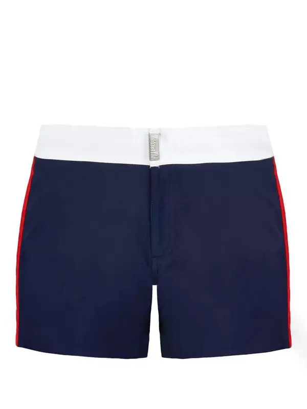 Vilebrequin Merle Color-block Swim Shorts - Blue
