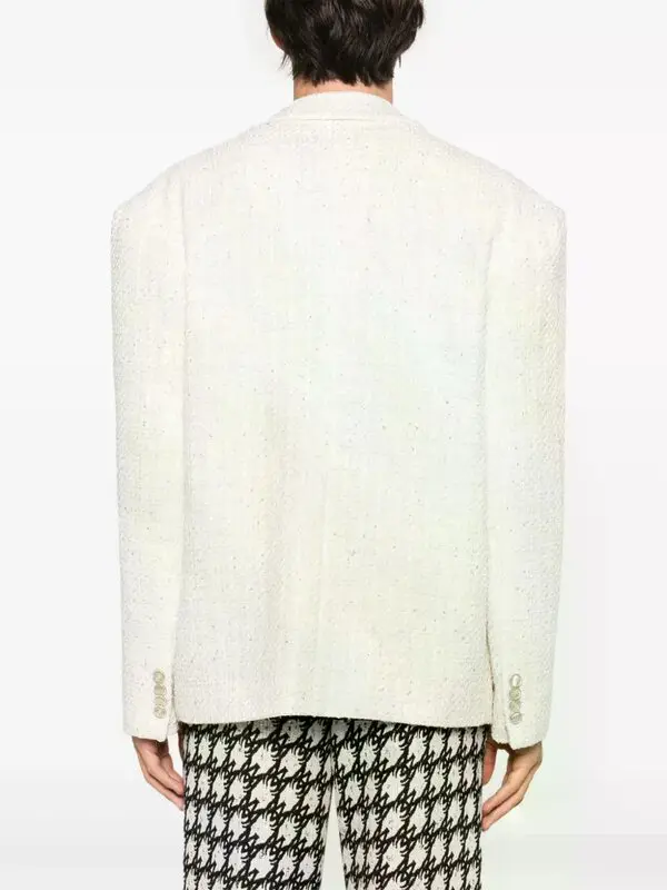 Gcds Sequin-embellished Tweed Blazer