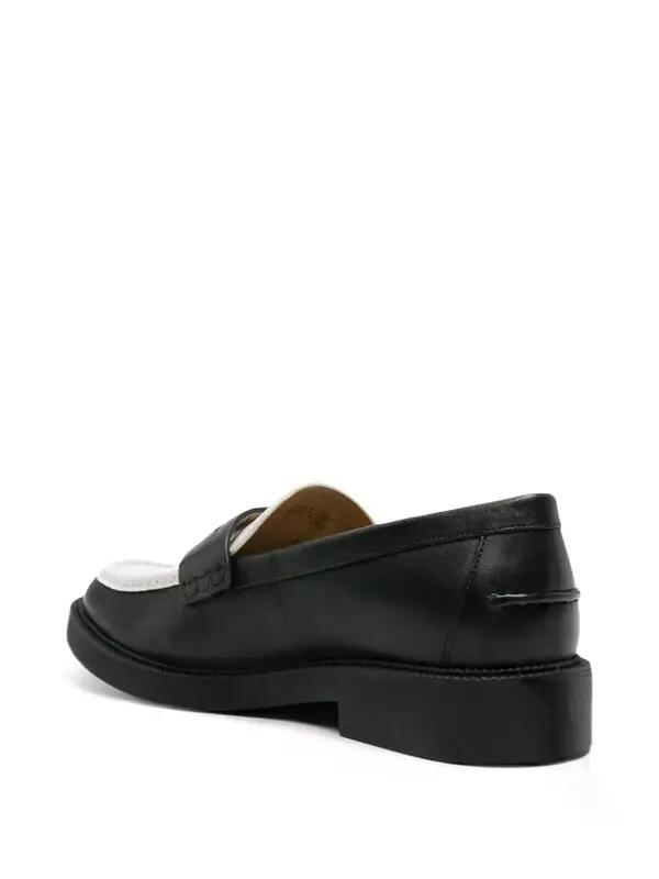 Michael Kors Logo-embossed Penny Leather Loafers