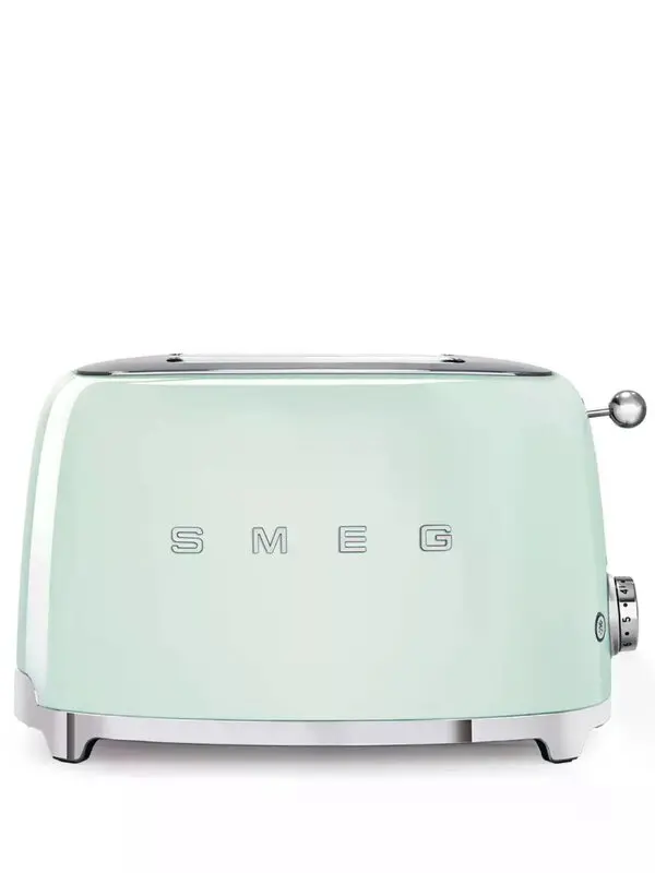 SMEG Logo-plaque Stainless-steel Toaster - Green