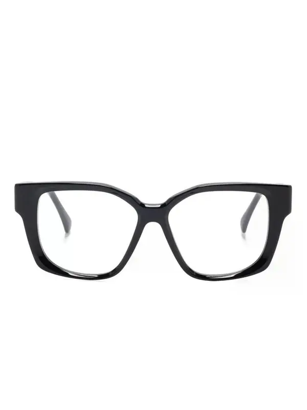 Max Mara Mm5184 Eyeglasses With Curved Arms - Black
