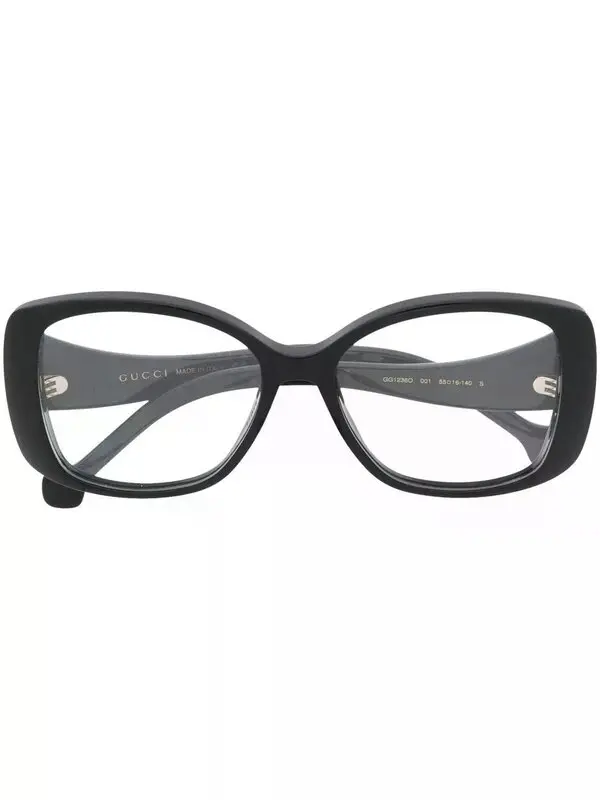 Gucci Oversize Square Frame Glasses - Black