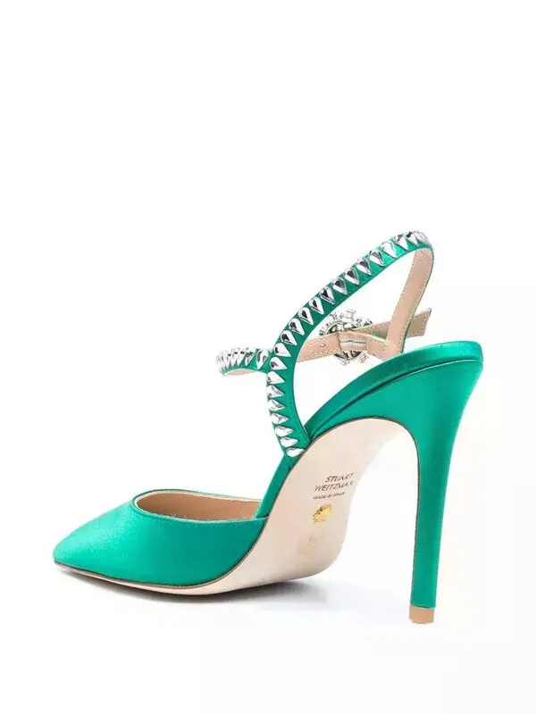 STUART WEITZMAN Gemcut 100mm Ankle-strap Pumps