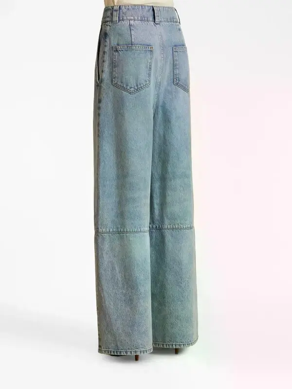 Khaite Isla High-rise Wide-leg Jeans