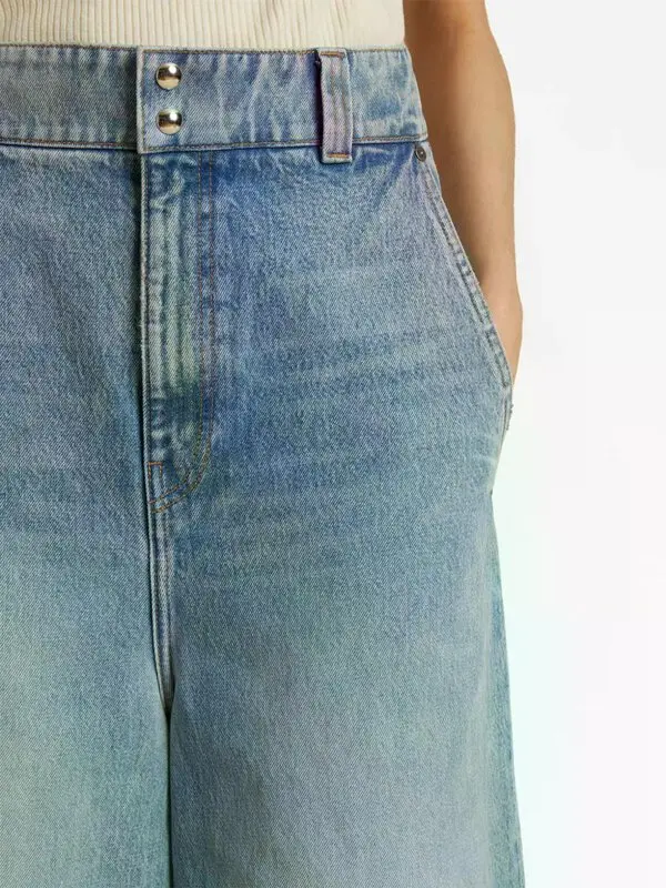 Khaite Isla High-rise Wide-leg Jeans