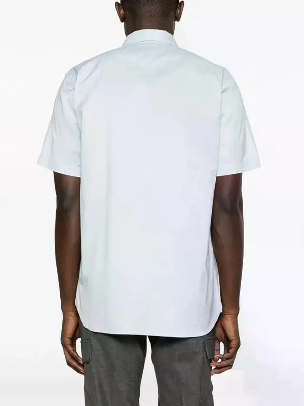 Tommy Hilfiger Logo-embroidered Poplin Shirt