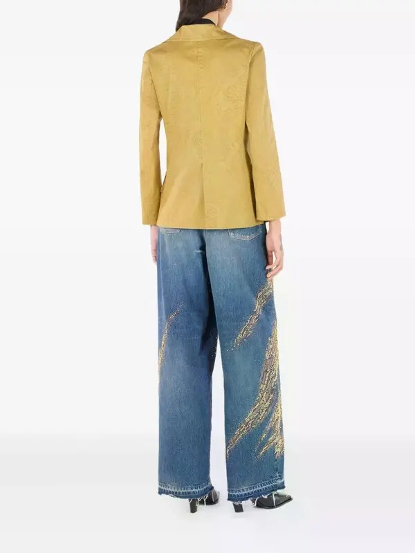 Roberto Cavalli Double-breasted Fitted Jacket