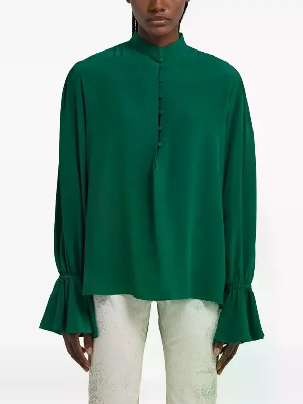 Roberto Cavalli Flared-cuff Blouse